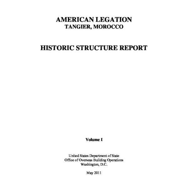 Tangier Old Legation | Office of Cultural Heritage | Bureau of Overseas ...